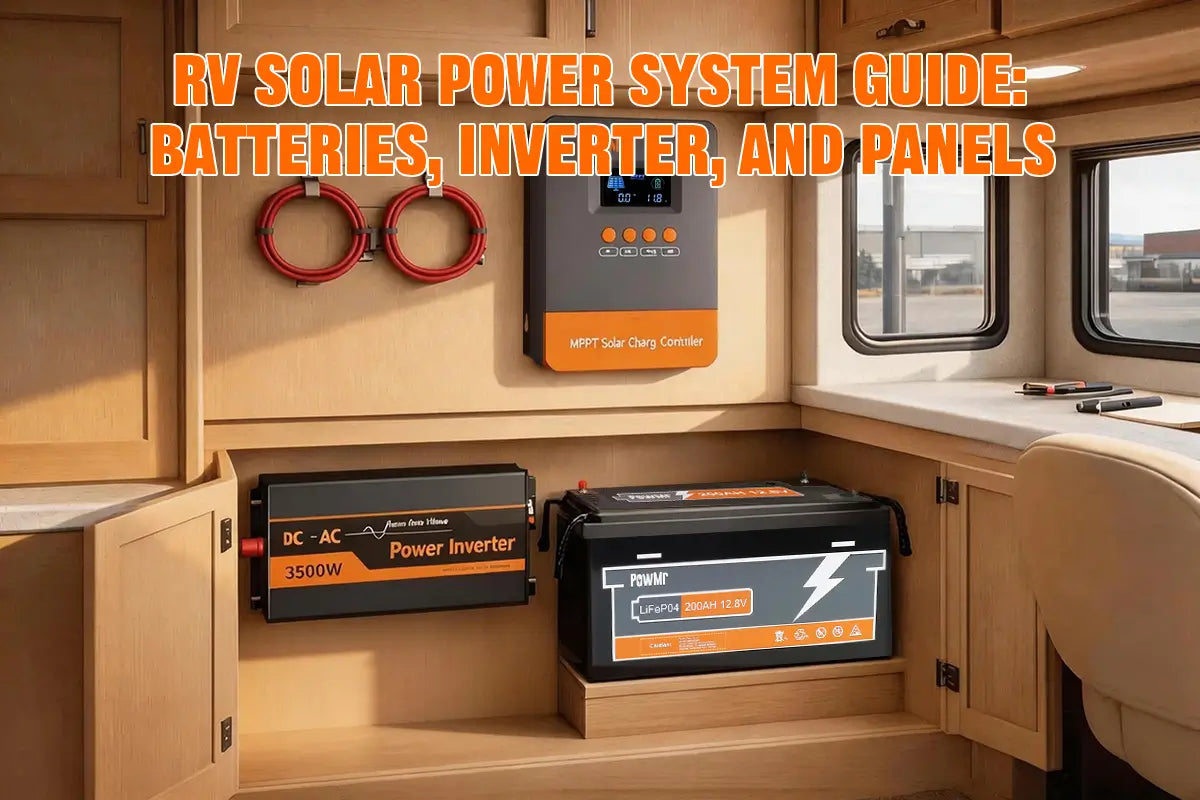 RV Solar Power System Guide: Batteries, Inverter, and Panels – PowMr