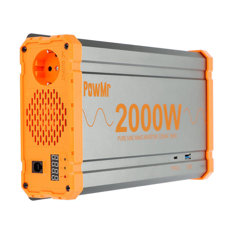 2000W DC 12V AC 220V EU Power Inverter – PowMr