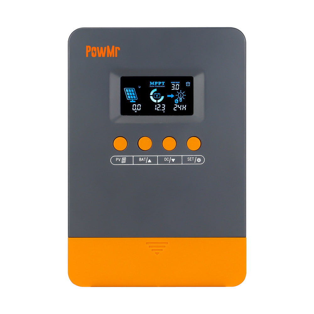 45A MPPT Solar Charge Controller – 12V/24V Solar System Controller – PowMr