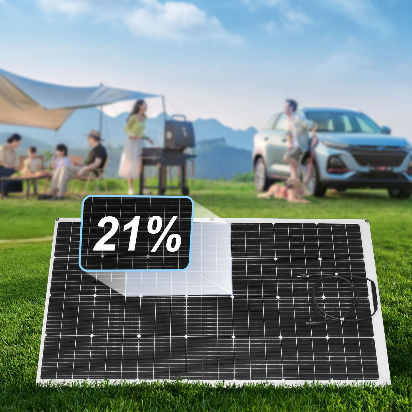 150W Flexible Monocrystalline Solar Panel (2PCS) – PowMr