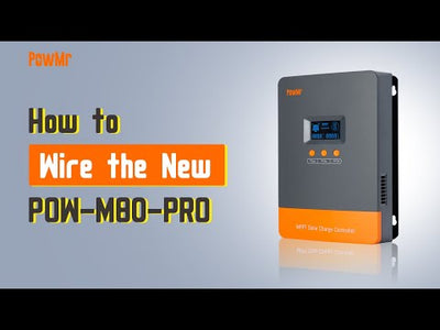 80A MPPT Solar Charge Controller for Parallel - PowMr – PowMr