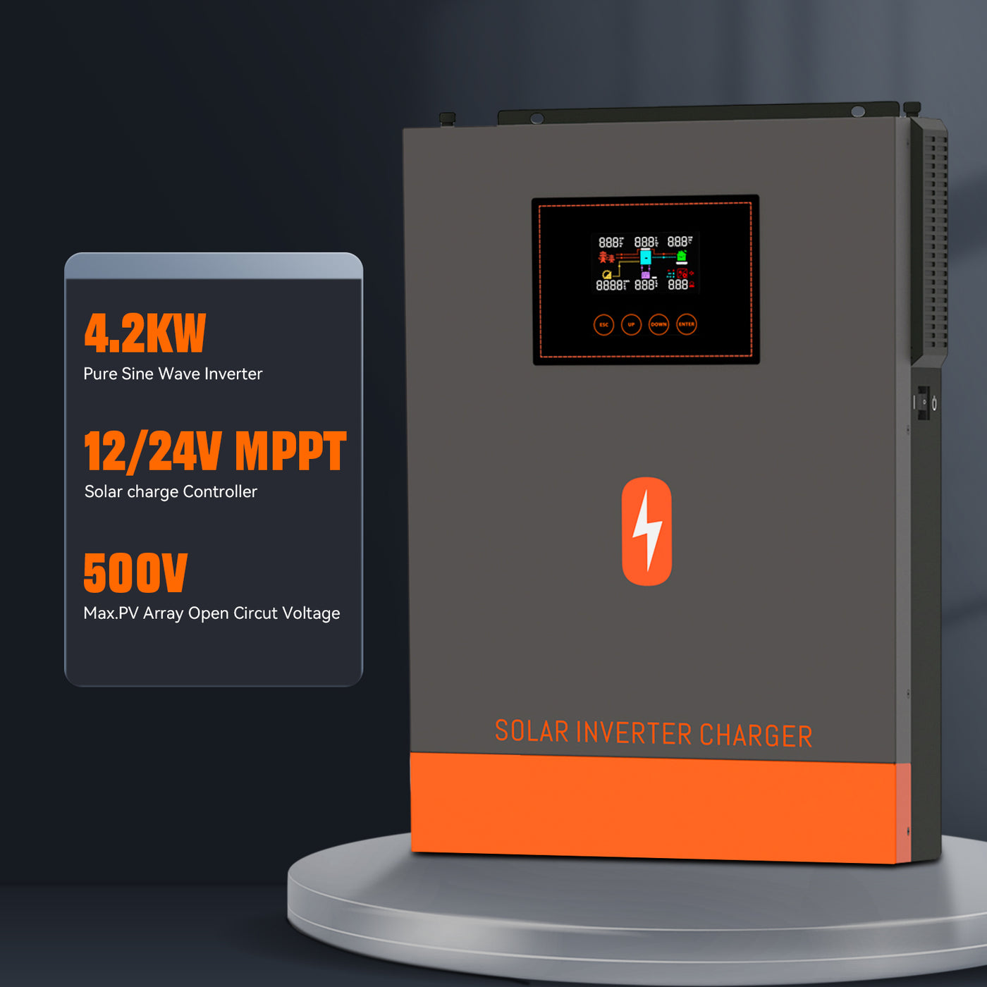 4200W 12V/24VDC 220Vac All in One Inverter – PowMr