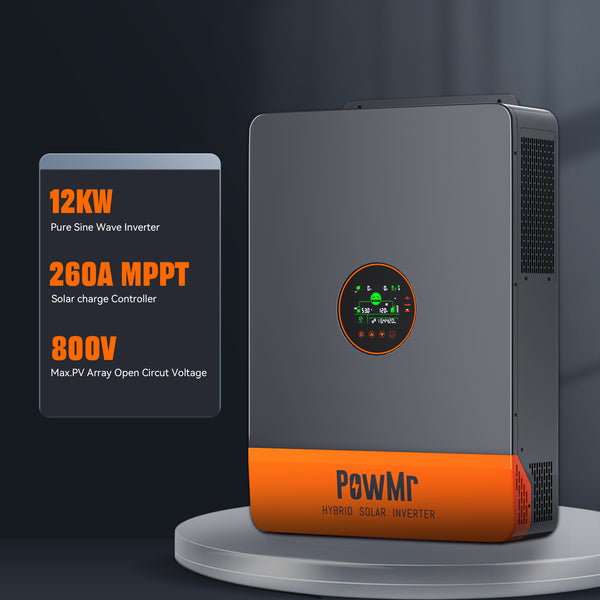 12KW Three Phase Inverter with Dual MPPT – PowMr